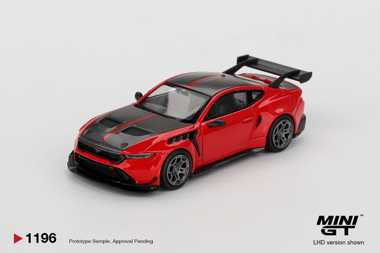 *Pre-Order* Mini GT No.1196 Ford Mustang GTD Race Red – Mini Toy Sensei