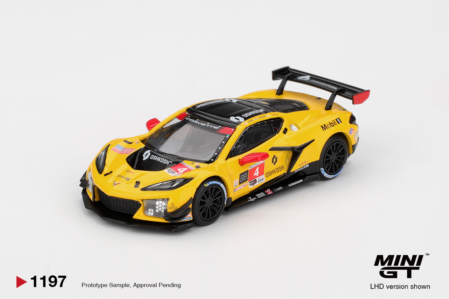 *Pre-Order* Mini GT No.1197 Chevrolet Corvette Z06 GT3.R #4 Corvette R ...