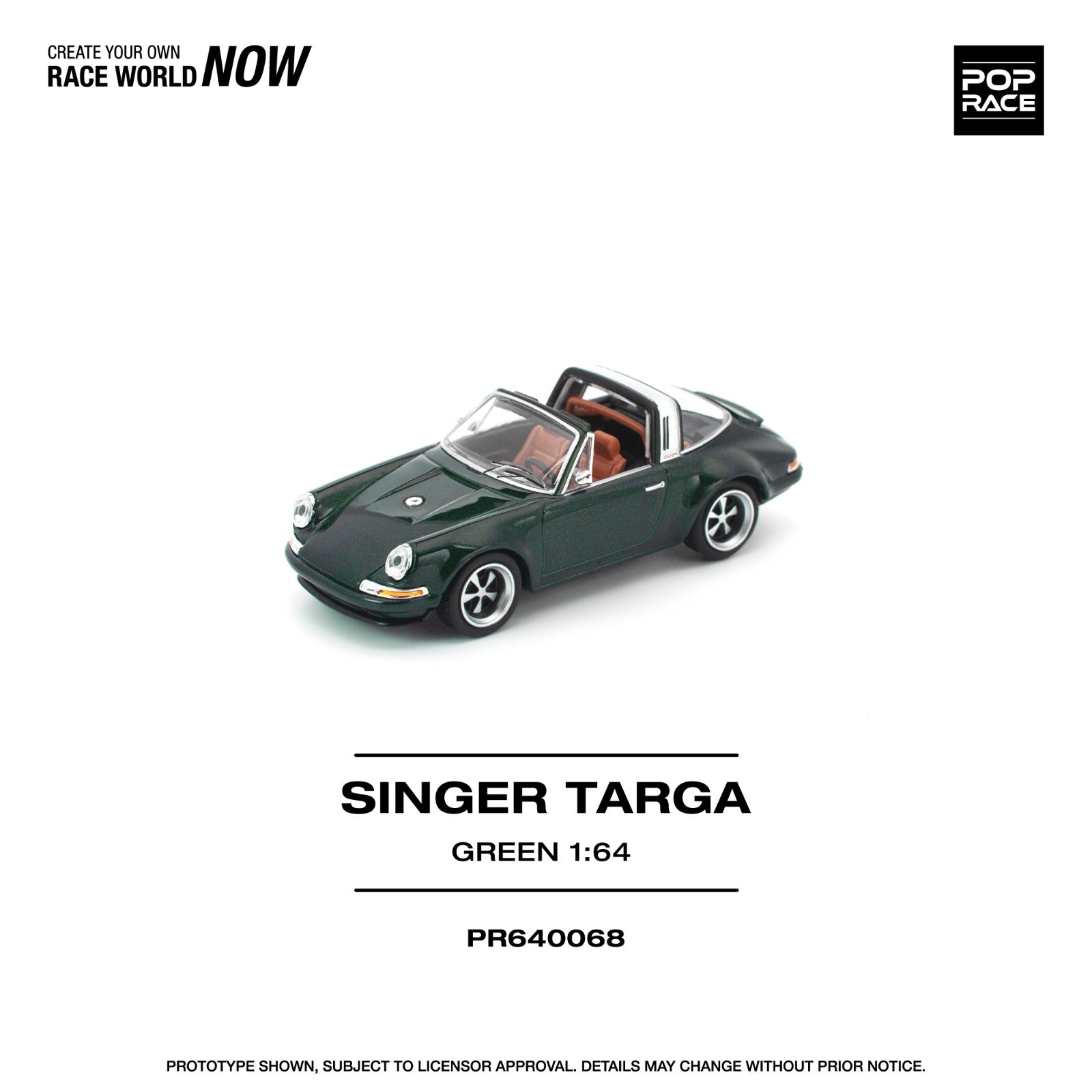 *Pre-Order* Pop Race Singer Targa Green – Mini Toy Sensei